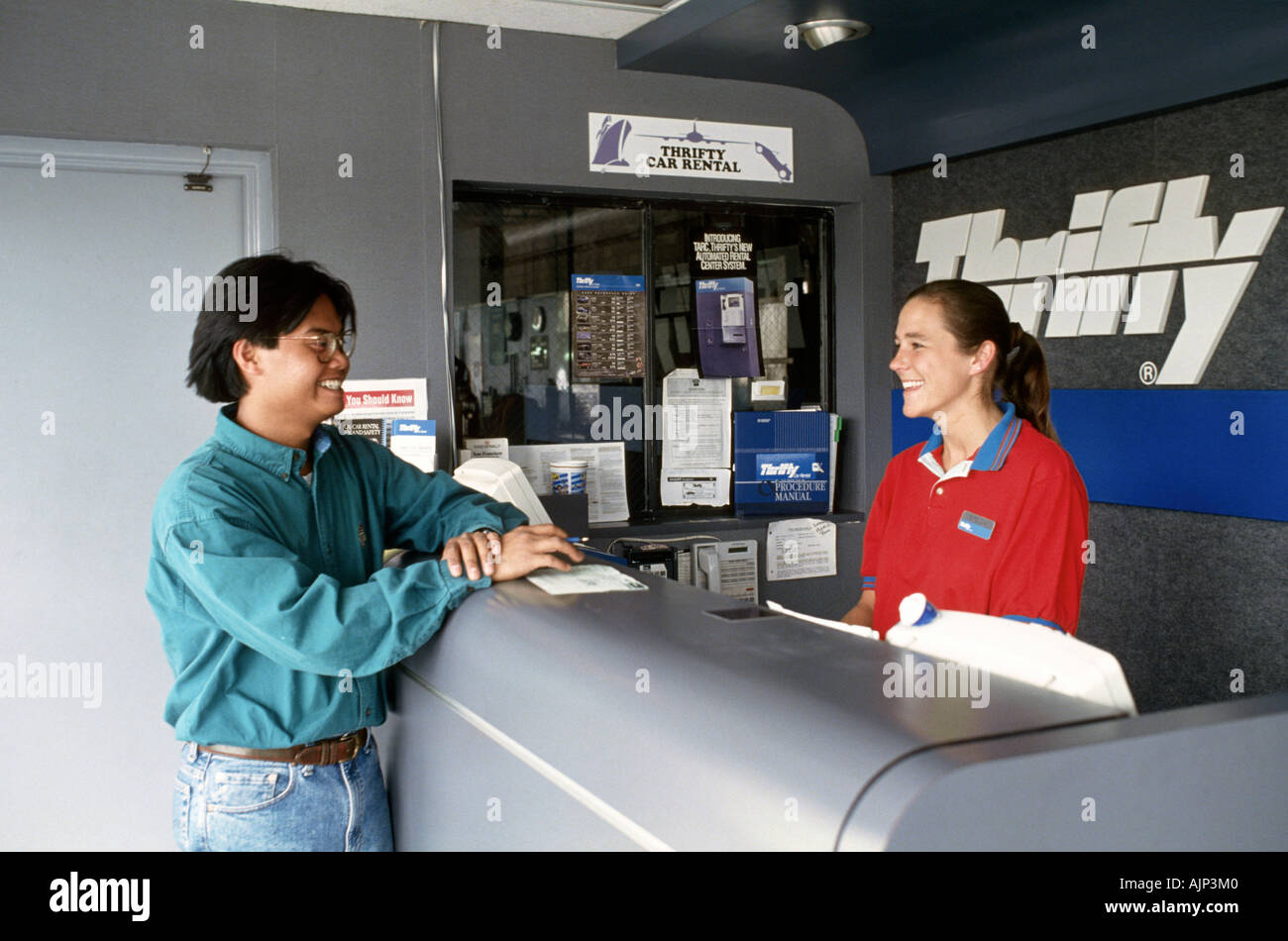 Car rent counter hi-res stock photography and images - Alamy