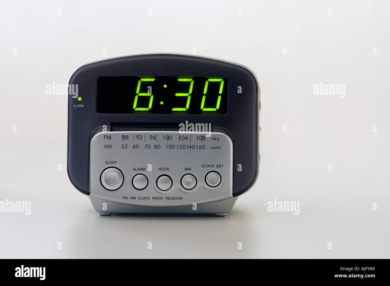 DIGITAL ALARM CLOCK DISPLAY SIX THIRTY ON WHITE BACKGROUND Stock Photo ... DIGITAL ALARM CLOCK DISPLAY SIX THIRTY ON WHITE BACKGROUND Stock Photo ...