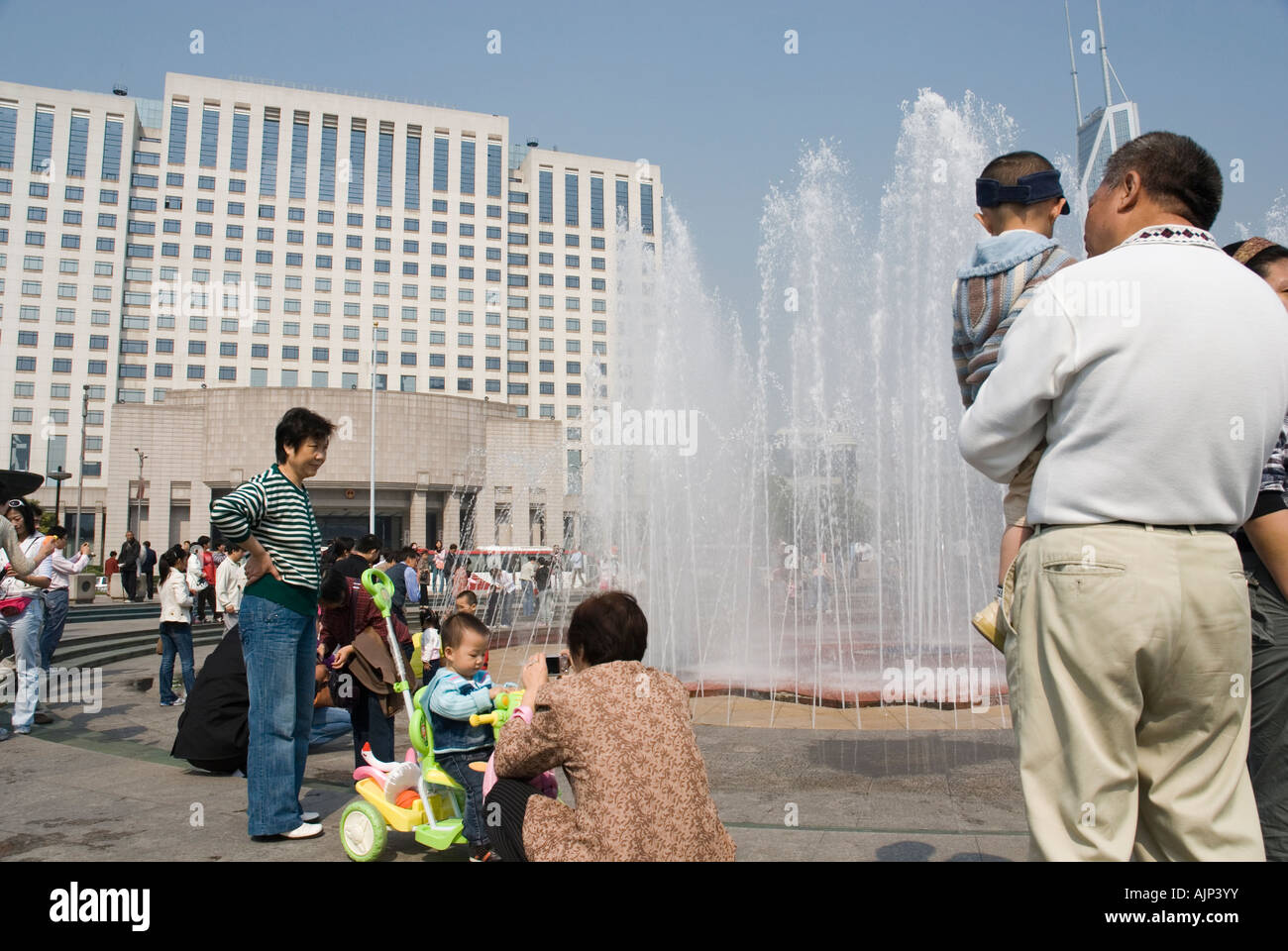 People's Square Renmin Guang Chang is a large public square in the ...