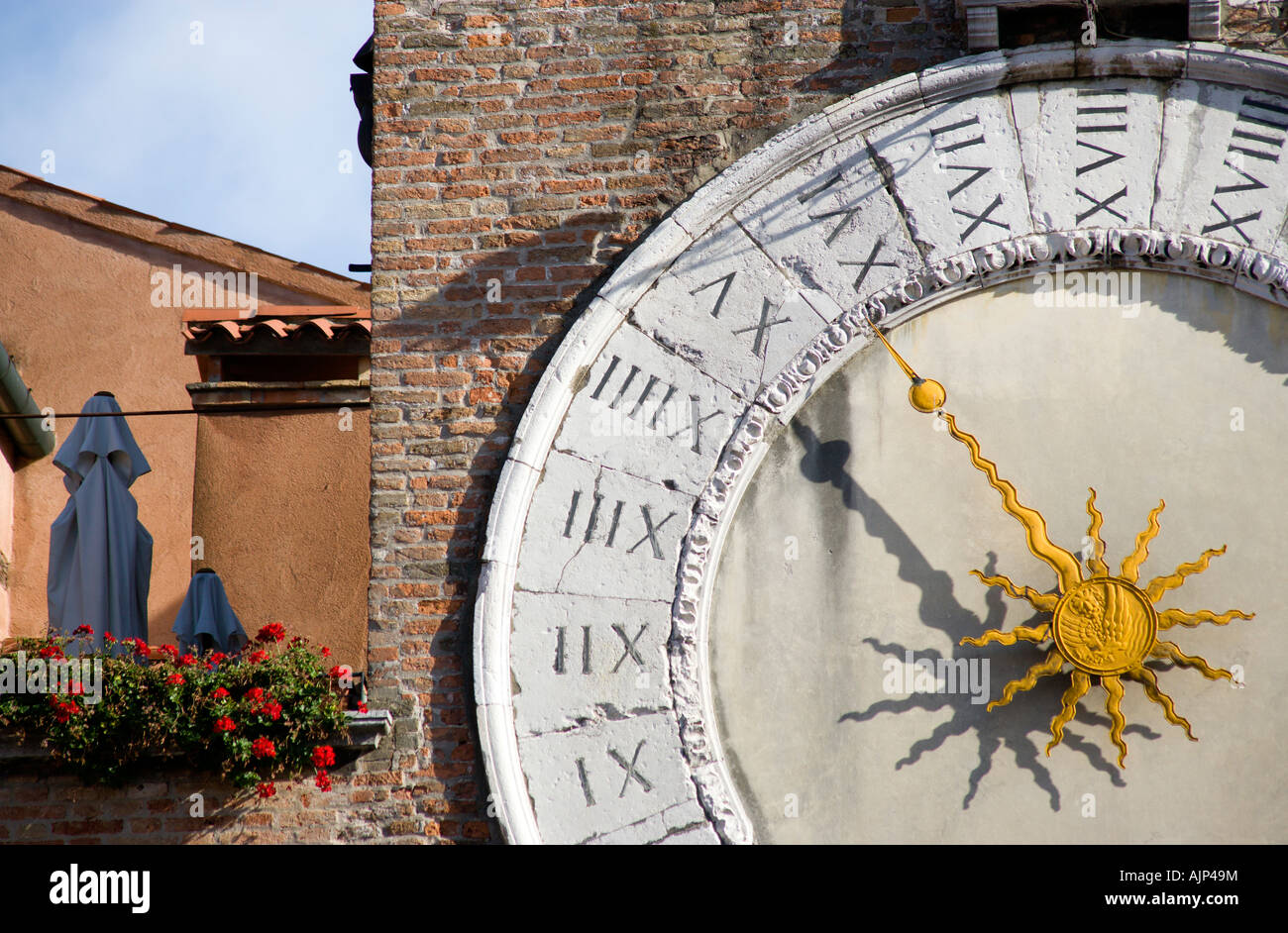 Italy Veneto Venice The Clock Of San Giacomo Di Rialto In San Polo ...