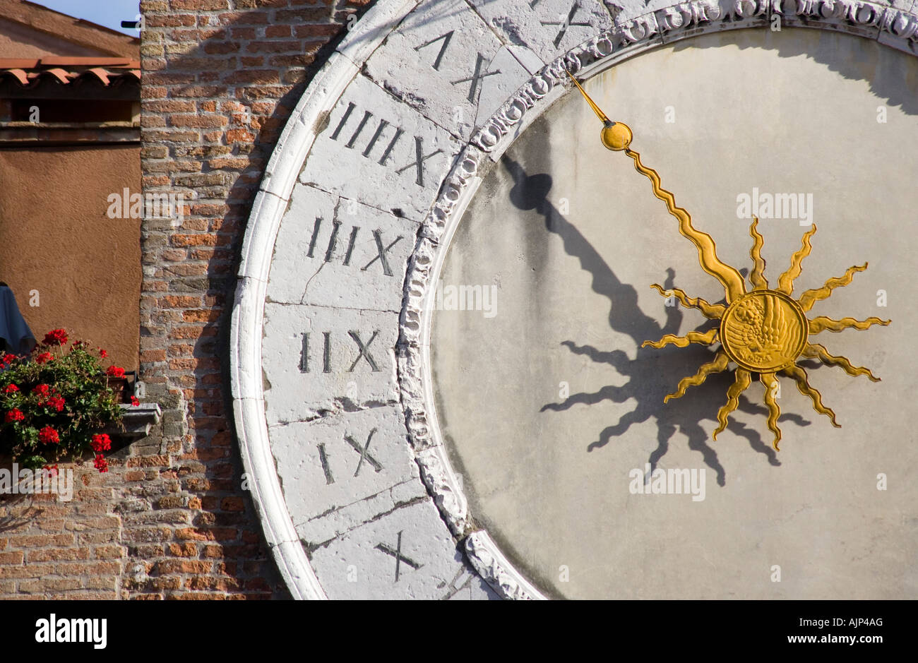 Italy Veneto Venice The Clock Of San Giacomo Di Rialto In San Polo ...