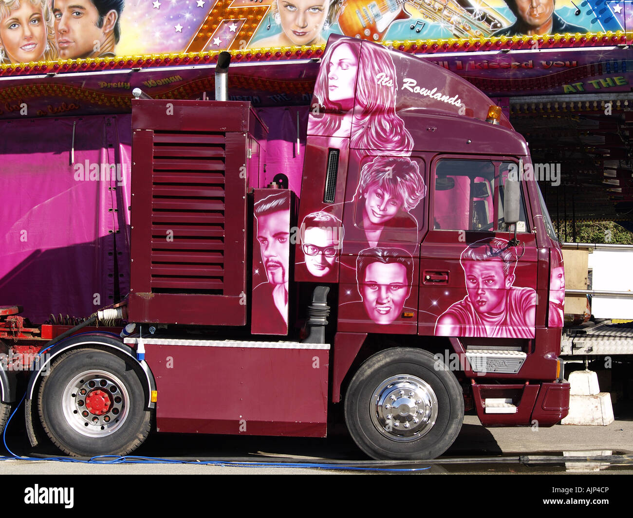 Funfair art artwork fairground hi-res stock photography and images - Alamy