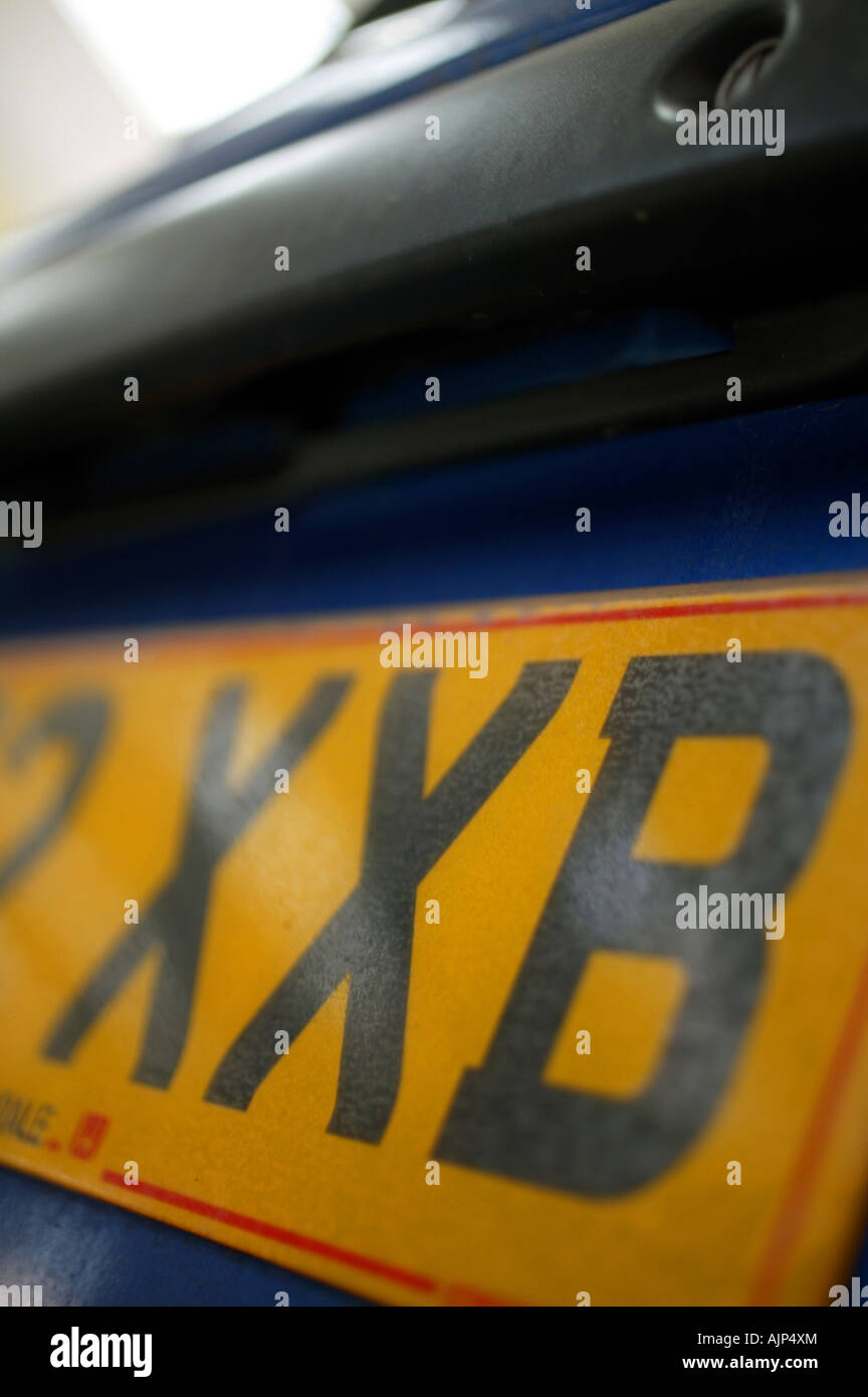 Number plate uk hi-res stock photography and images - Alamy