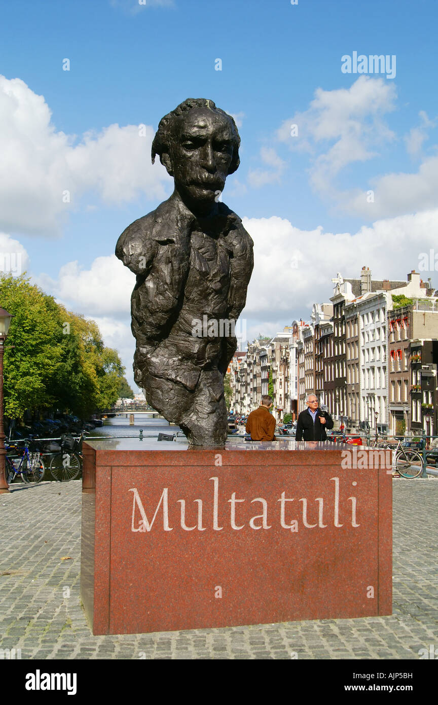 Statue of Multatula, Amsterdam Stock Photo - Alamy
