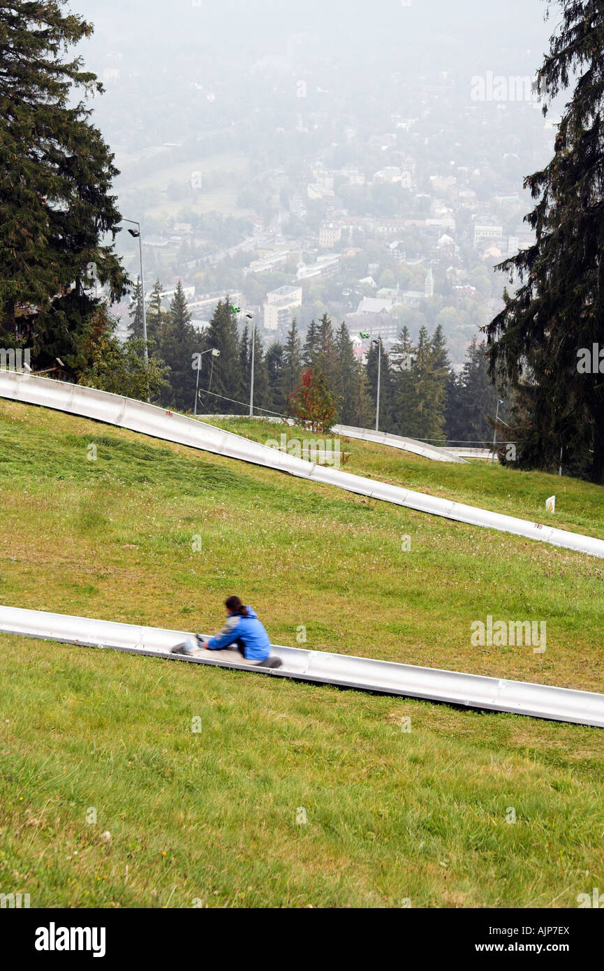 Luge, Gubalowka Hill, Zakopane, Podhale, Poland, Europe Stock Photo - Alamy