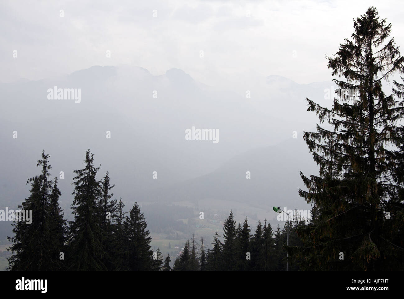View from Gubalowka Hill, Zakopane, Podhale, Poland, Europe Stock Photo ...