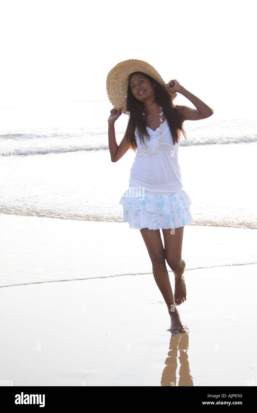 A bright portrait of a young woman Stock Photo - Alamy