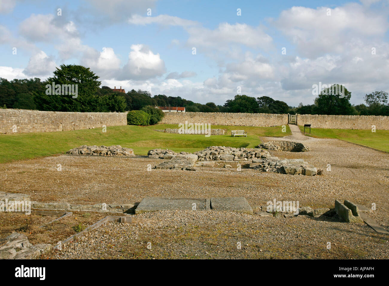 Piercebridge Roman Fort County Durham England UK Stock Photo - Alamy