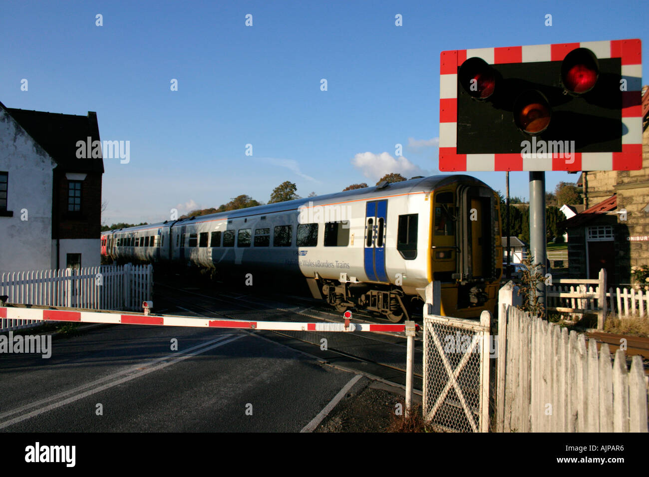 Crossing train hi-res stock photography and images - Alamy