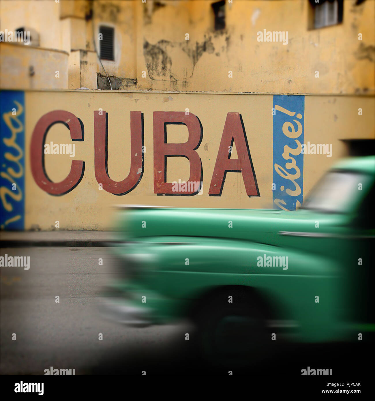 Viva Cuba Libre Havana La Habana Cuba Stock Photo - Alamy