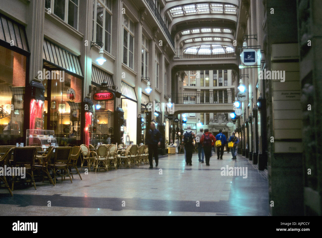 Indoor Shopping mall. Leipzig, Germany Stock Photo - Alamy