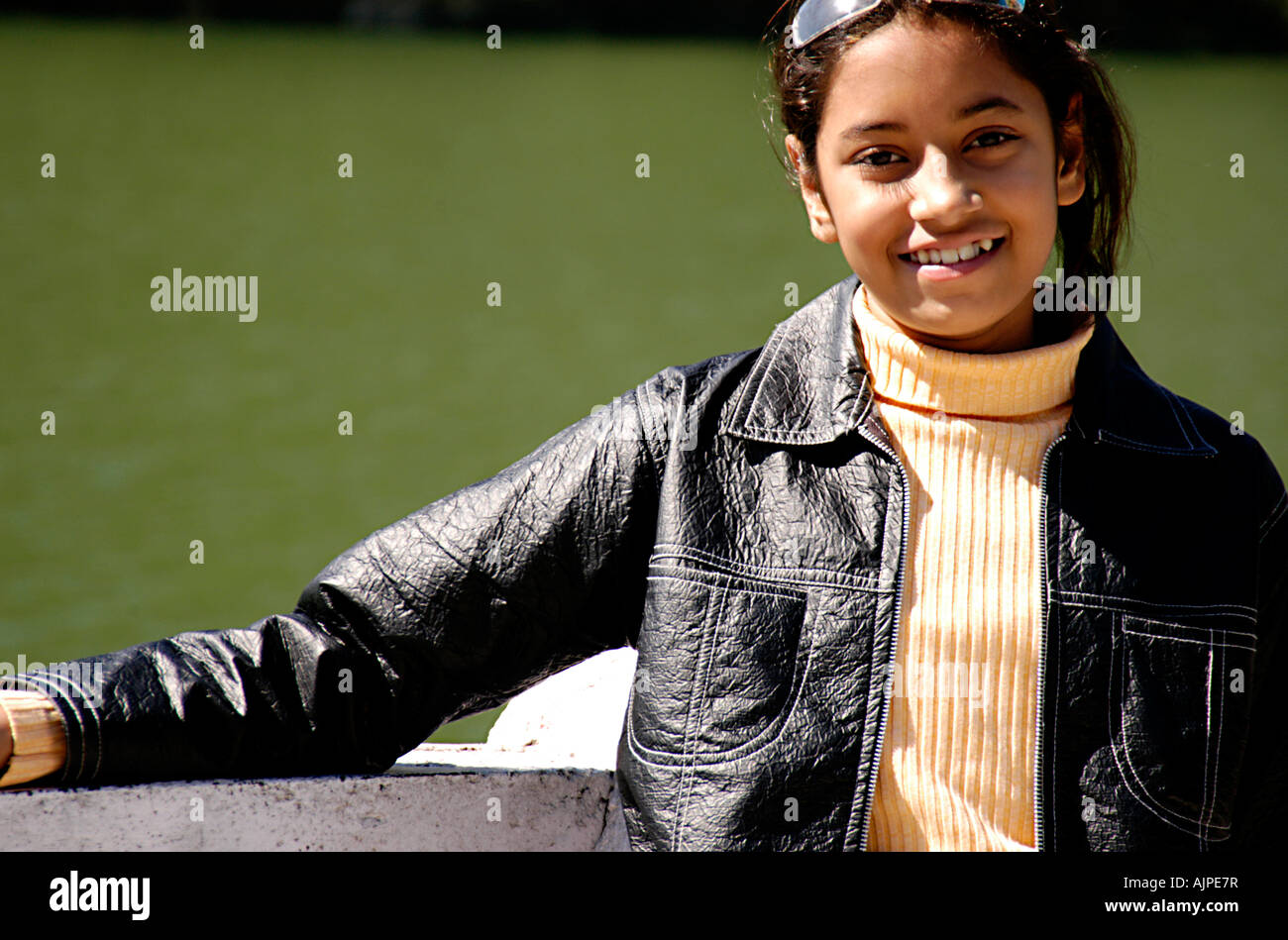 Portrait of a young girl Stock Photo - Alamy