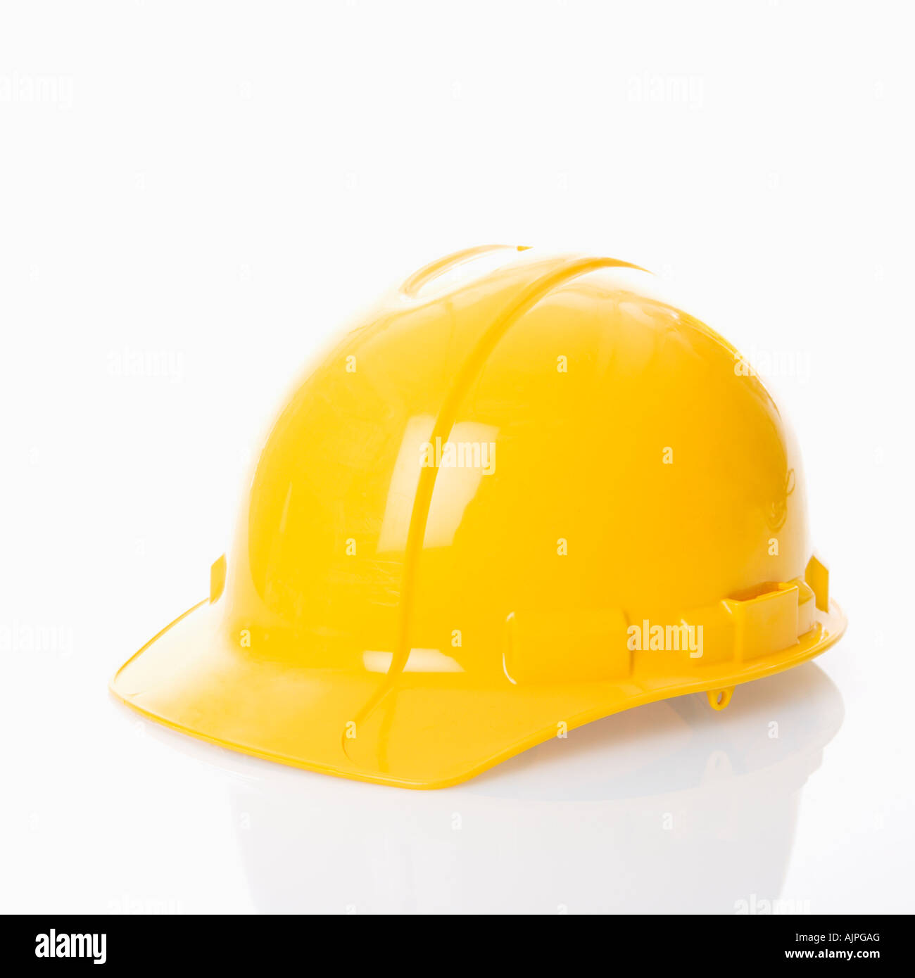 Yellow safety hard hat Stock Photo - Alamy