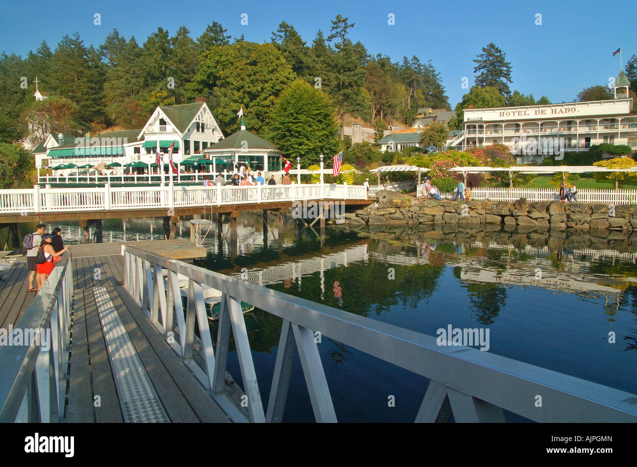 Roche Harbor Resort on the San Juan Islands, Washington State Stock ...