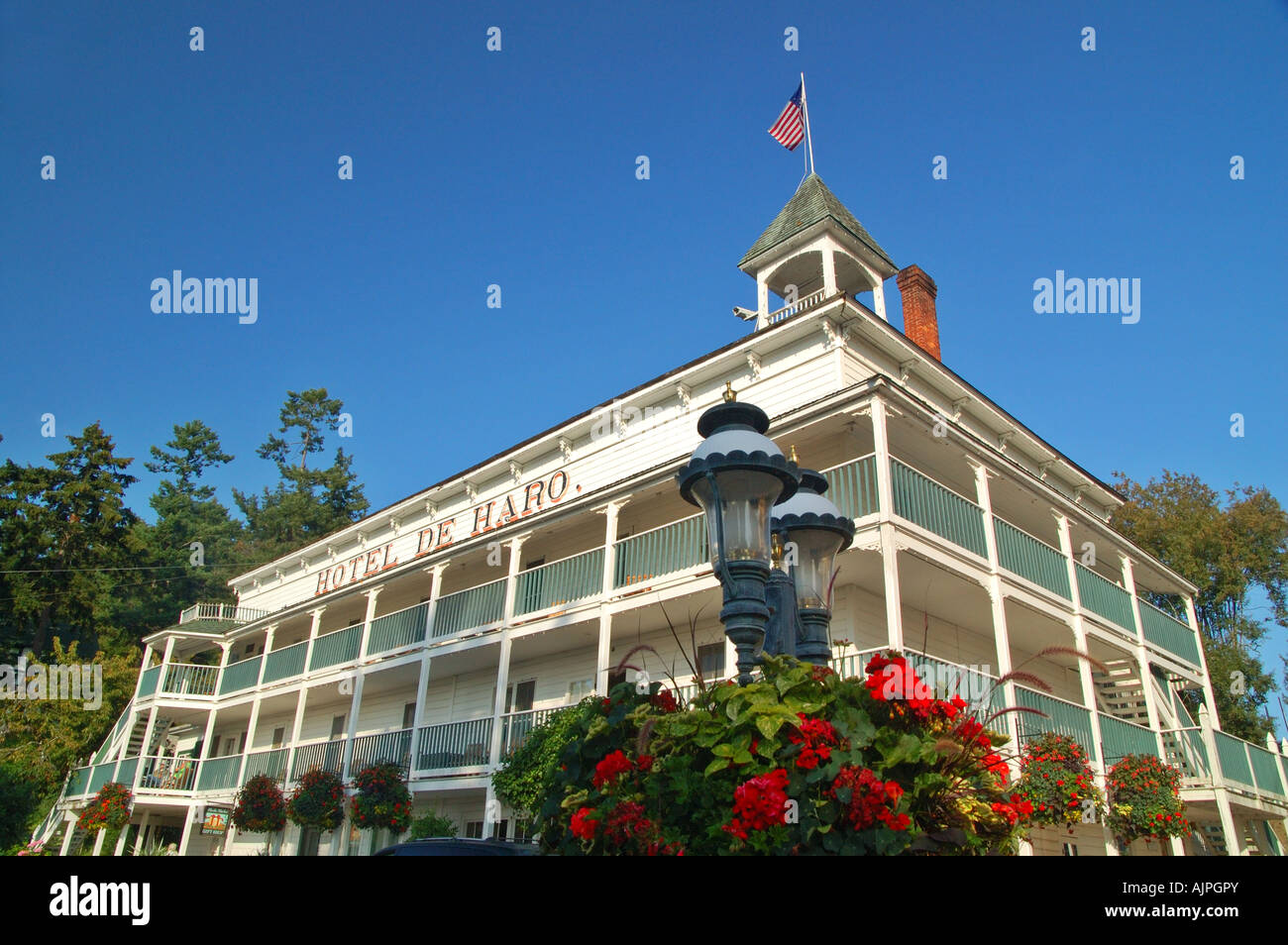 Roche Harbor Resort on the San Juan Islands, Washington State Stock ...