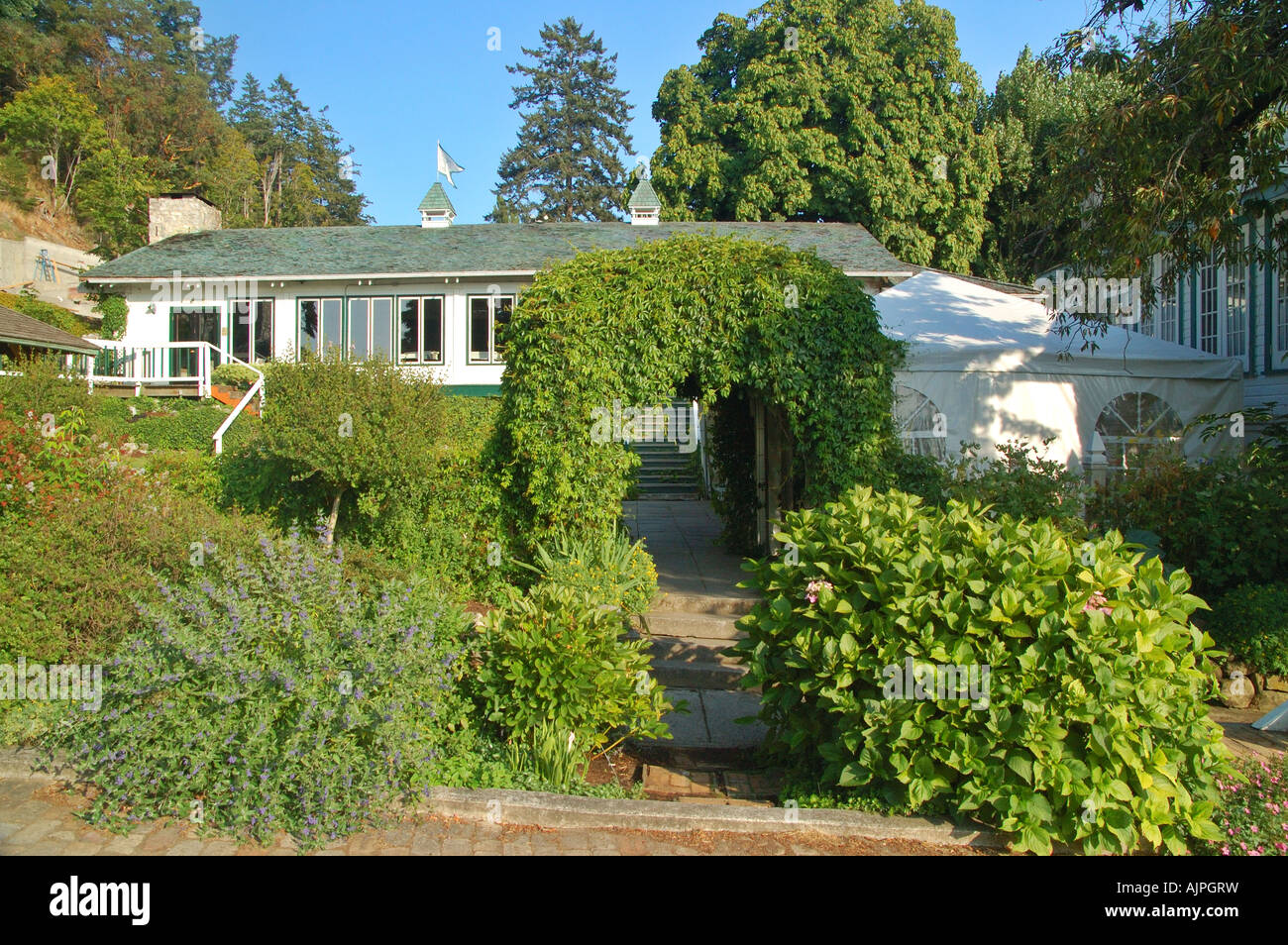 Roche Harbor Resort on the San Juan Islands, Washington State Stock ...