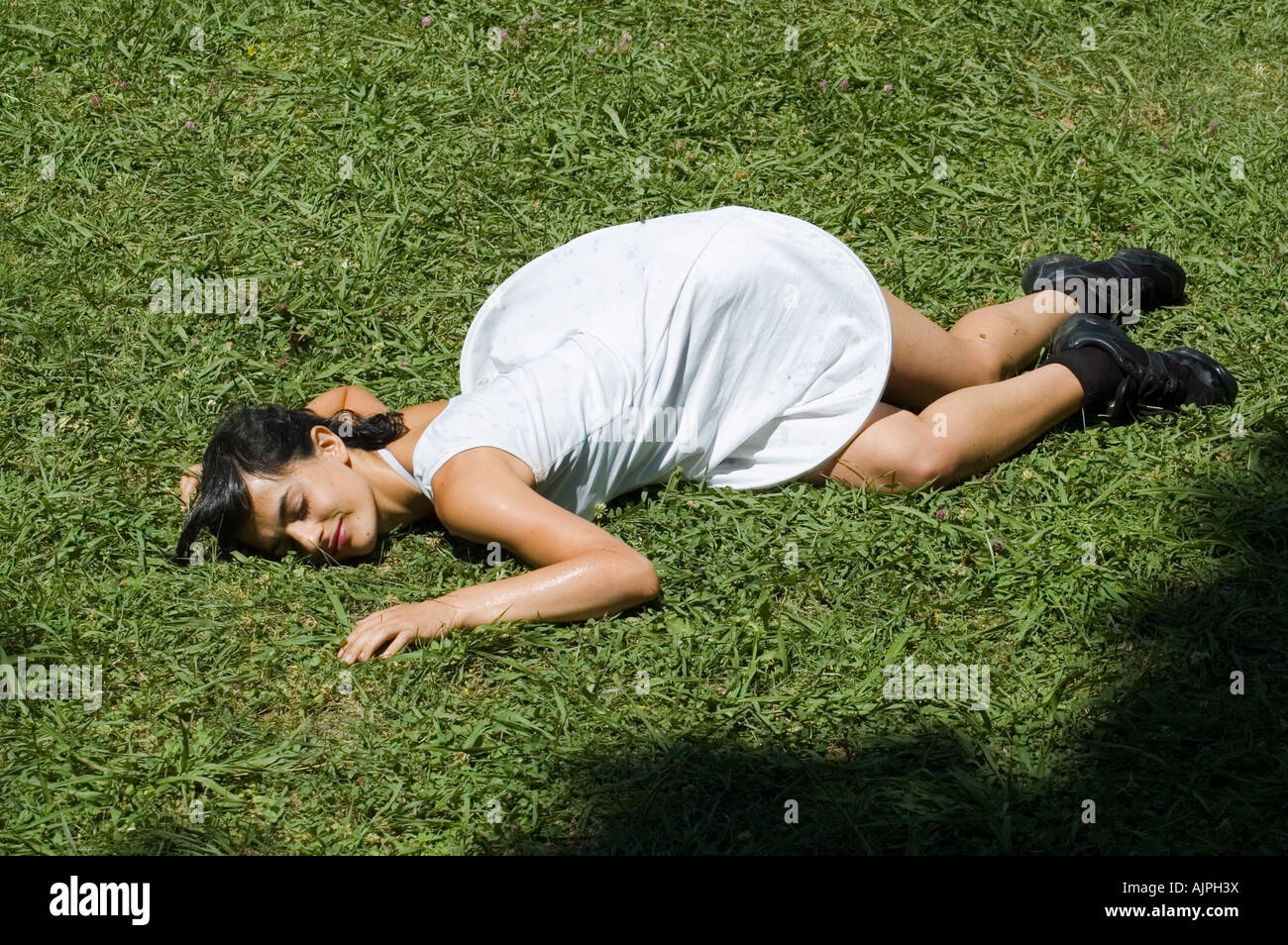 Dancer in the "Dance in urban landscapes" street dance festival ...