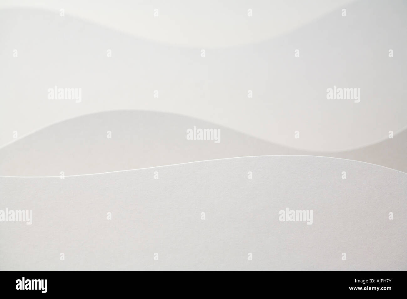 Curved, layered, white Stock Photo - Alamy