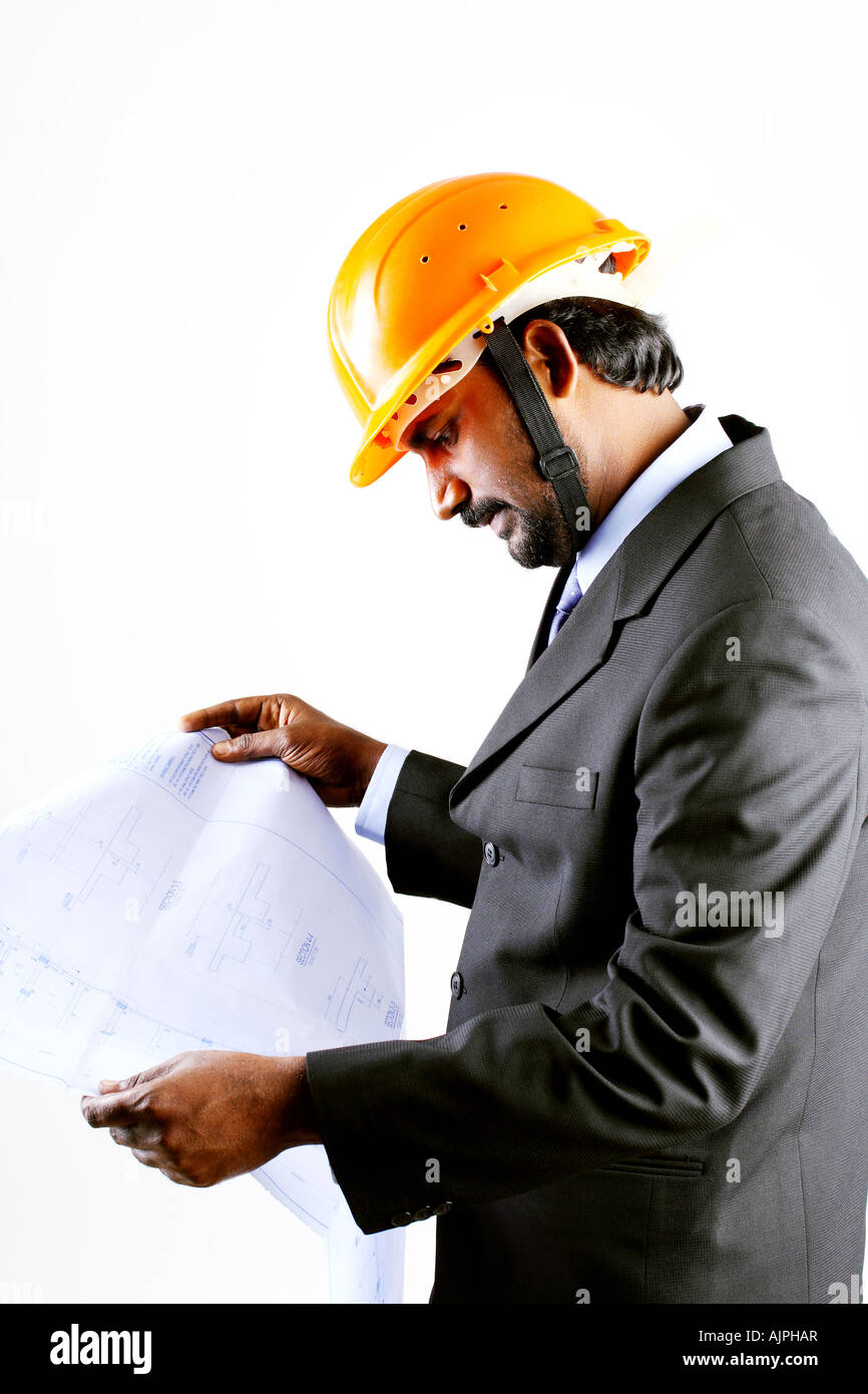 Portrait of an engineer Stock Photo - Alamy