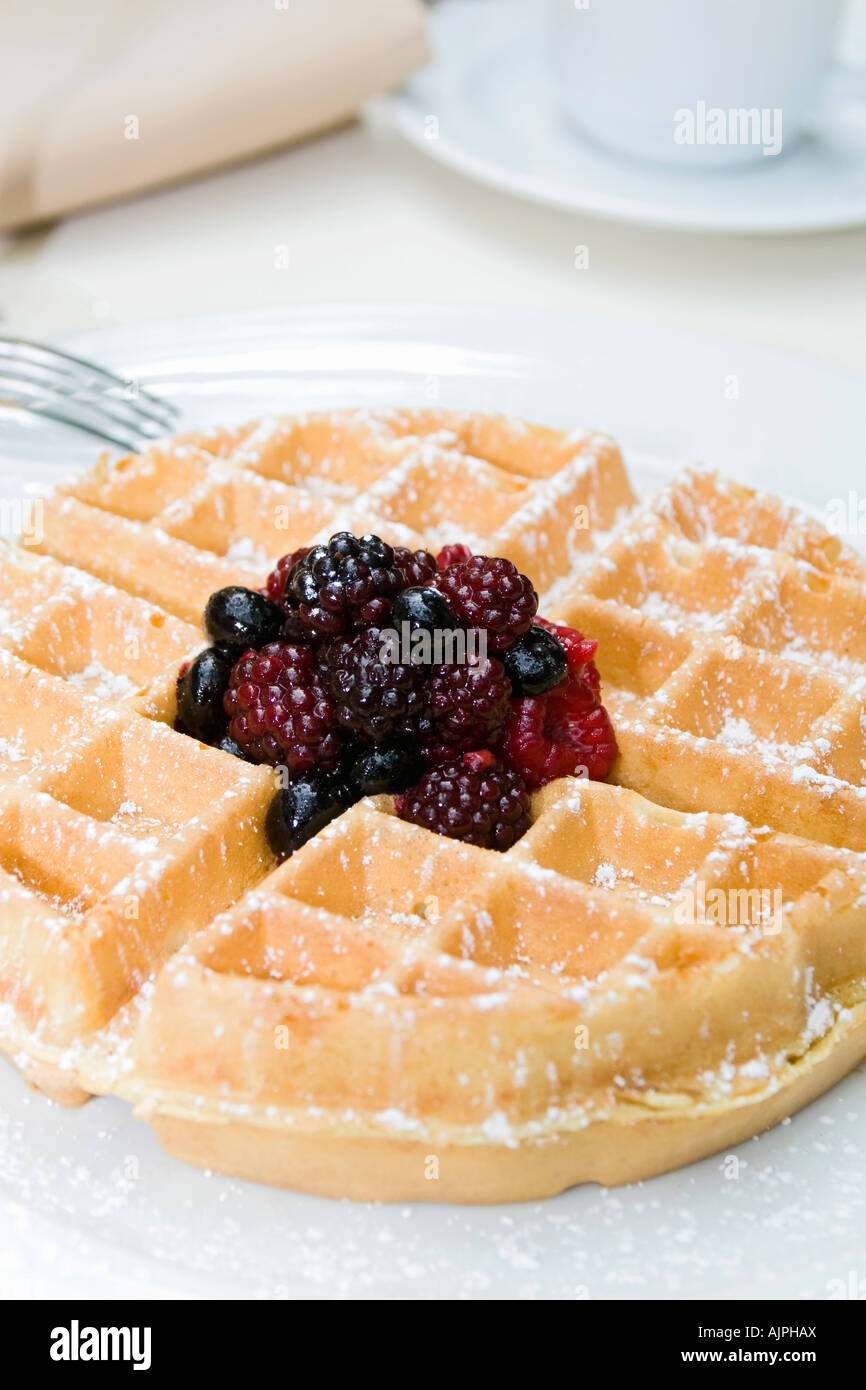 Sugared waffle hi-res stock photography and images - Alamy