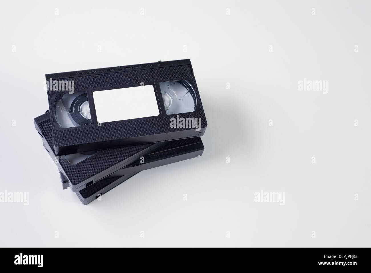 Stack of video tapes Stock Photo - Alamy
