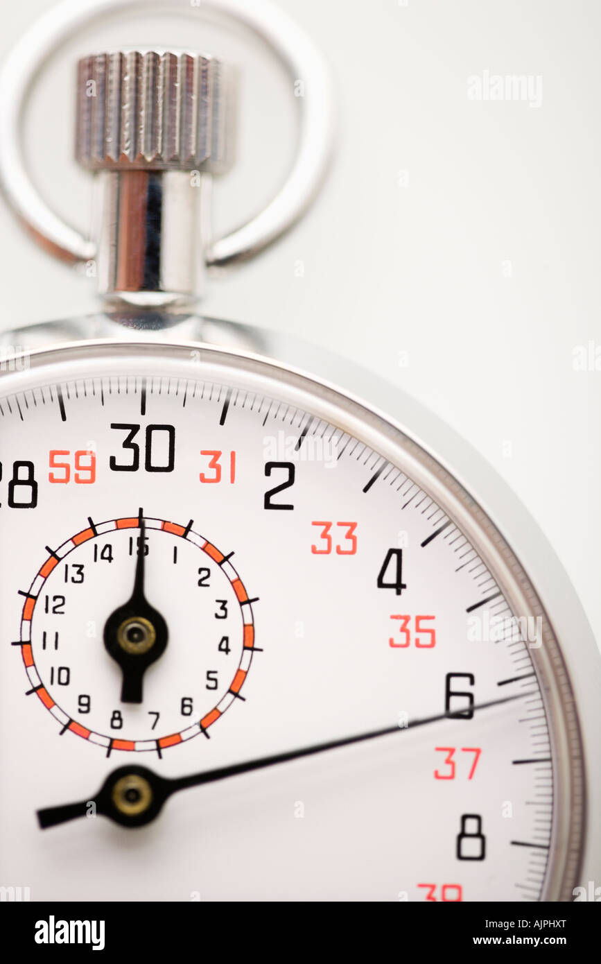 Detail of stopwatch Stock Photo - Alamy