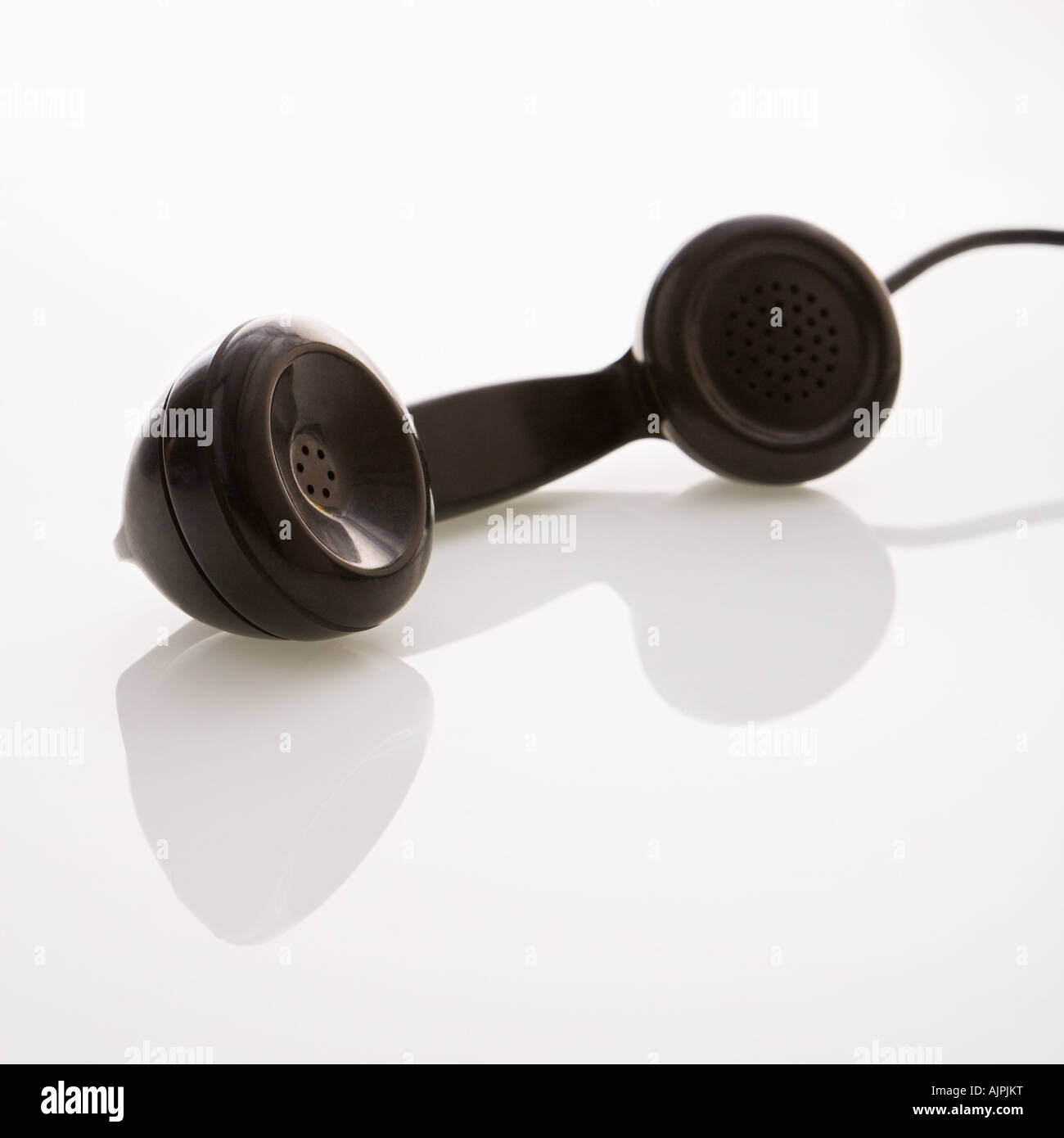 Receiver of telephone Stock Photo - Alamy