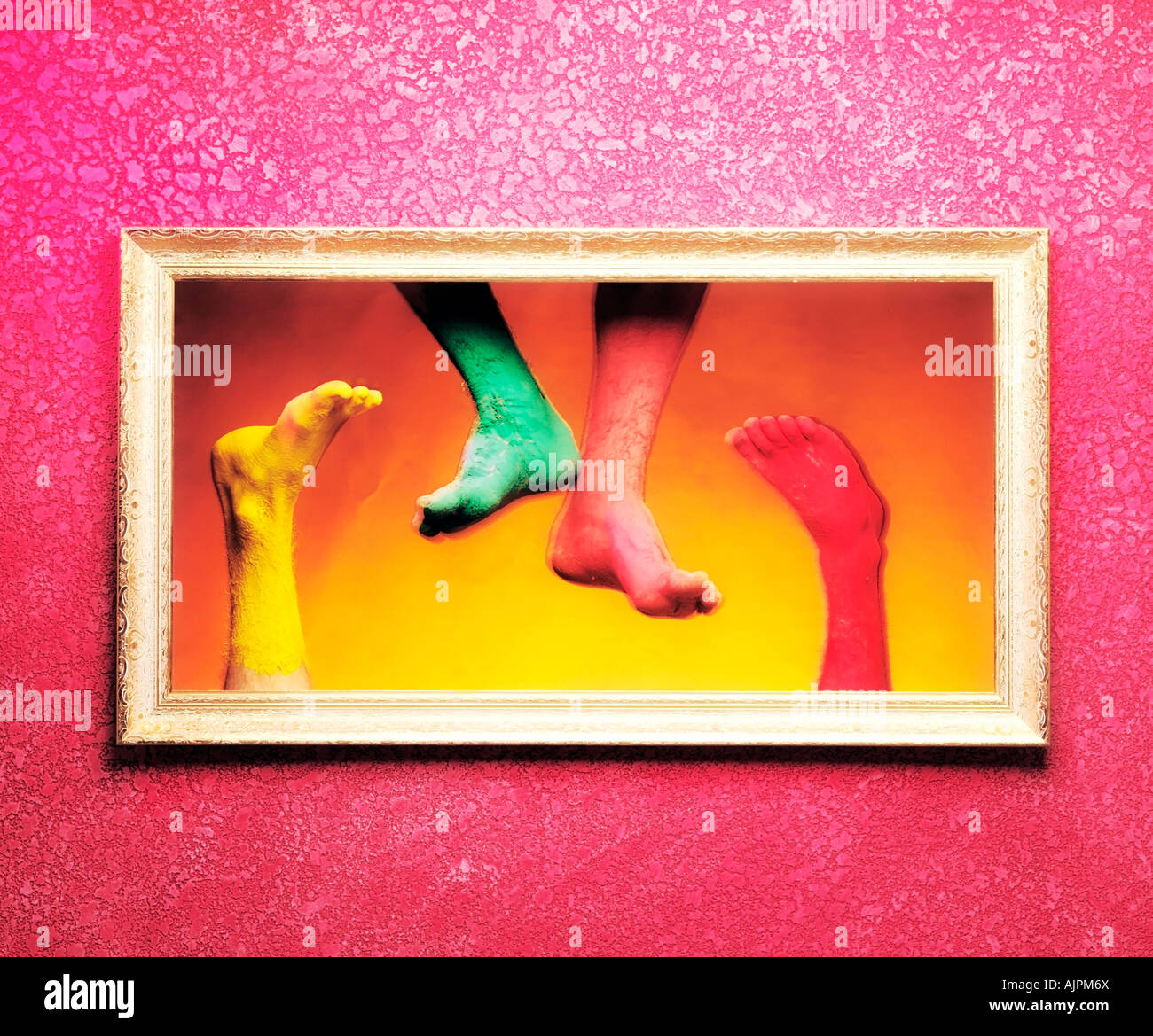 Painted Feet Stock Photos & Painted Feet Stock Images - Alamy