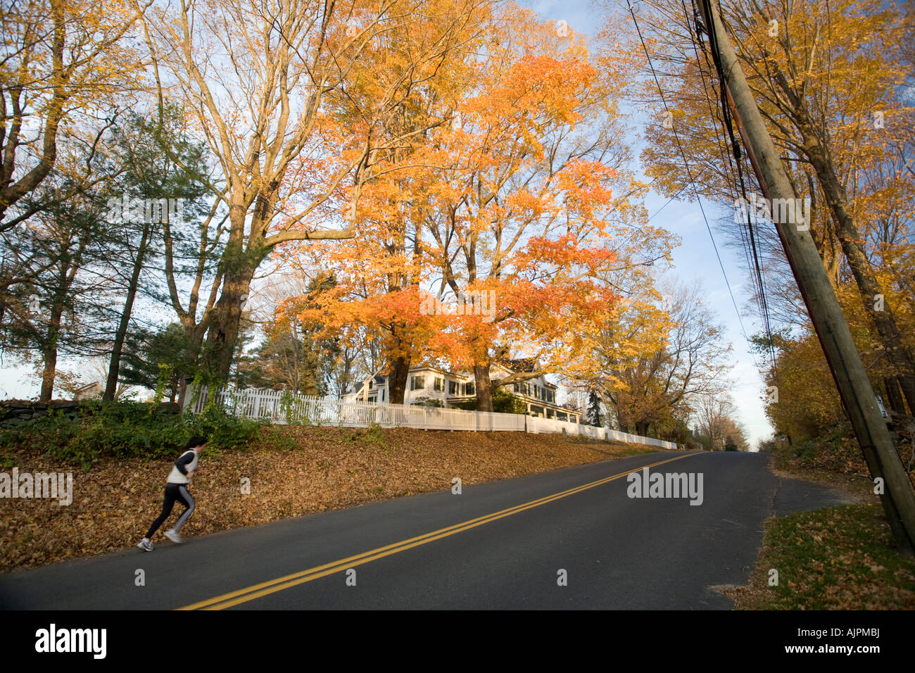 Connecticut scenic road hi-res stock photography and images - Alamy