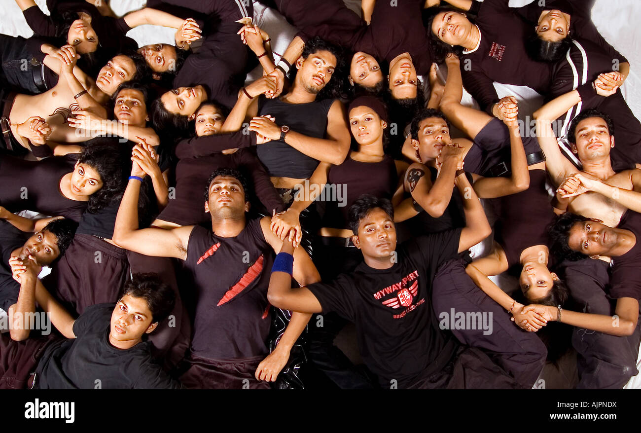 Top angle shot of group of people Stock Photo - Alamy