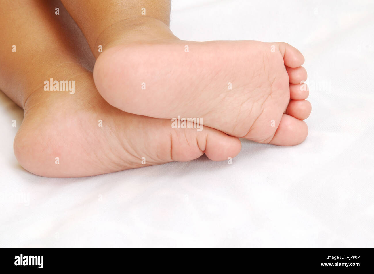 Close up of a baby's feet Stock Photo - Alamy