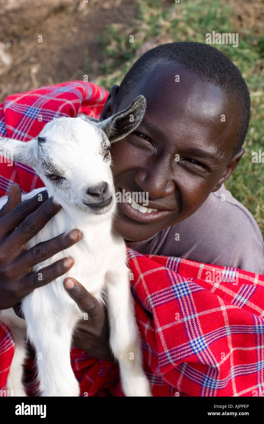 African Man With Goat Head