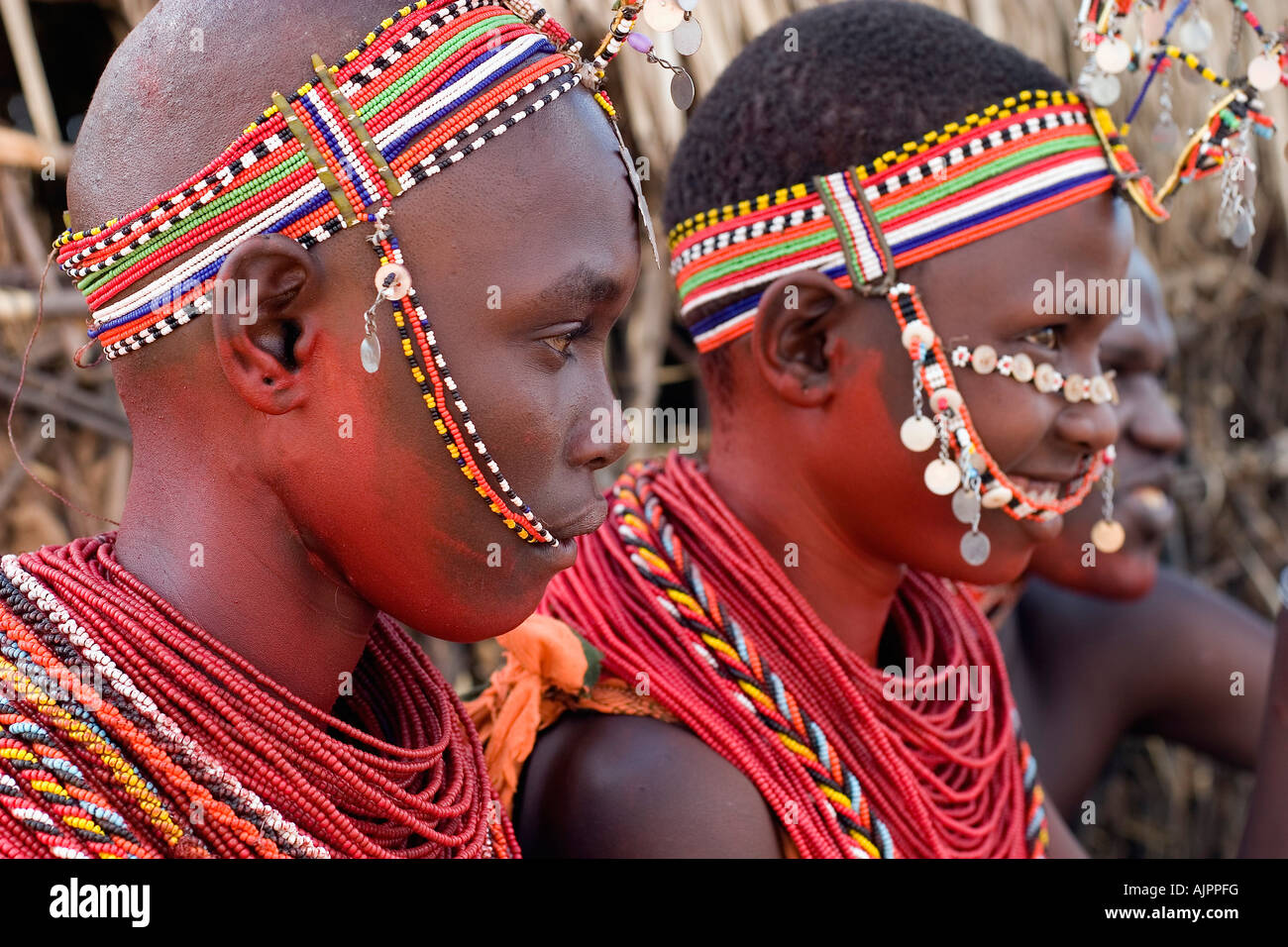 Samburu woman in traditional clothing hi-res stock photography and ...
