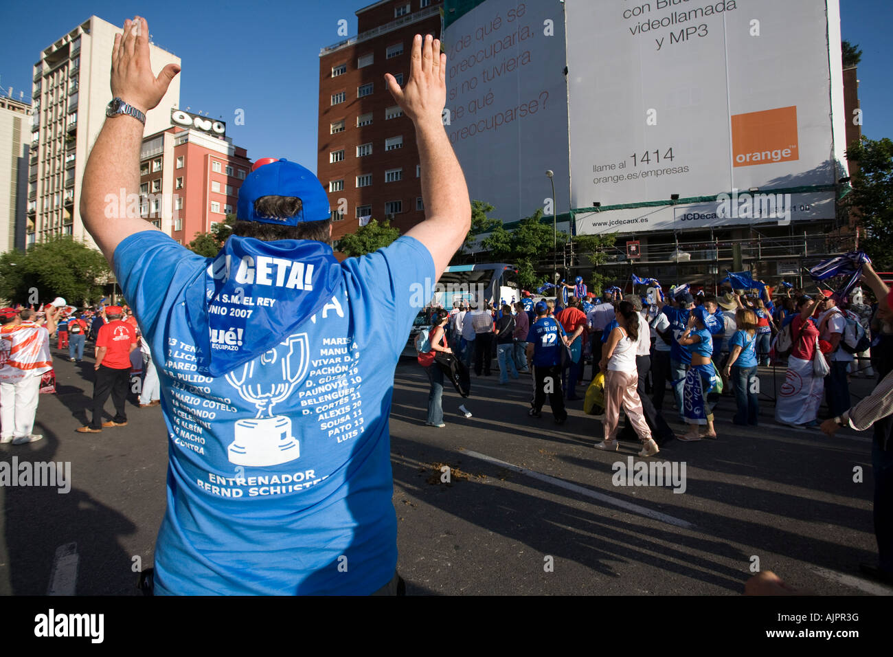 Getafe cf supporters hi-res stock photography and images - Alamy