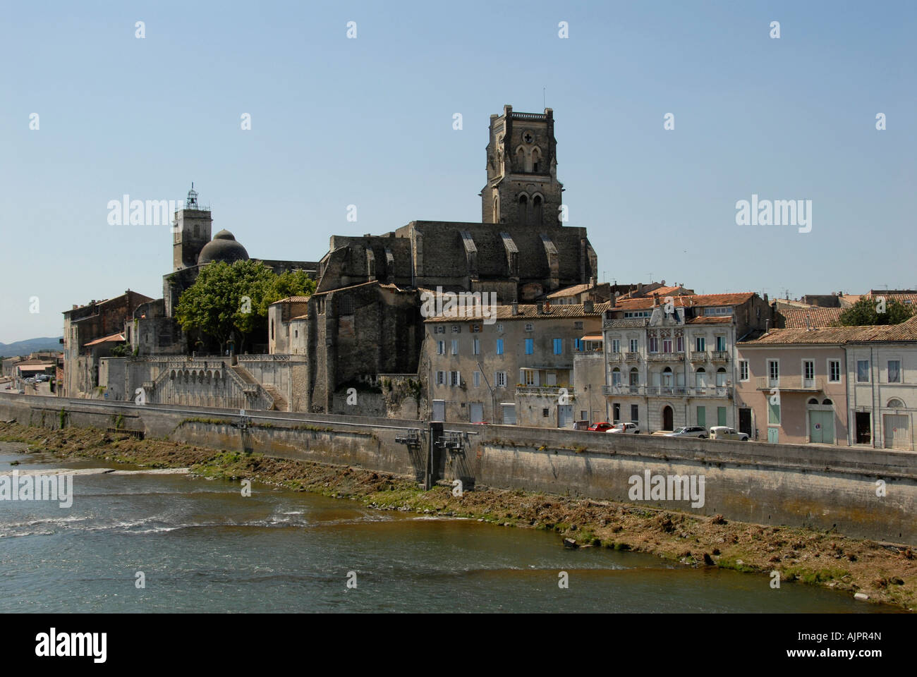 Pierrelatte sur Rhone Drome Rhone Alps France Stock Photo - Alamy