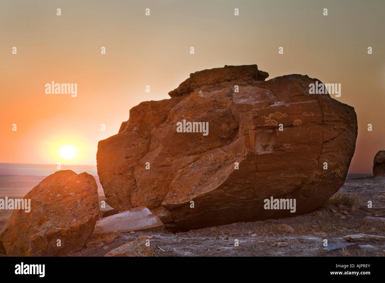 Red rock boulder alberta canada hi-res stock photography and images - Alamy