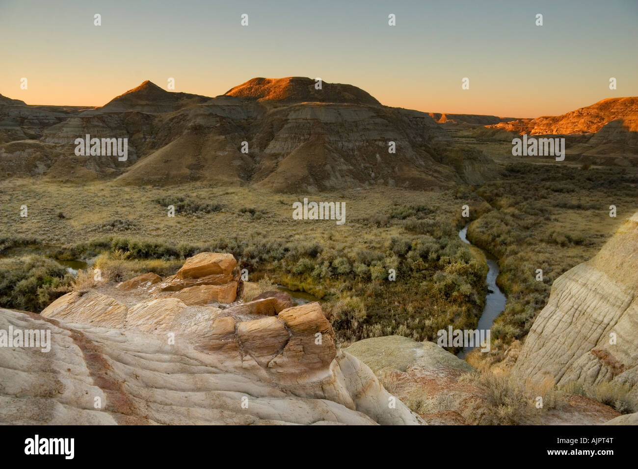 Badlands riverbanks hi-res stock photography and images - Alamy
