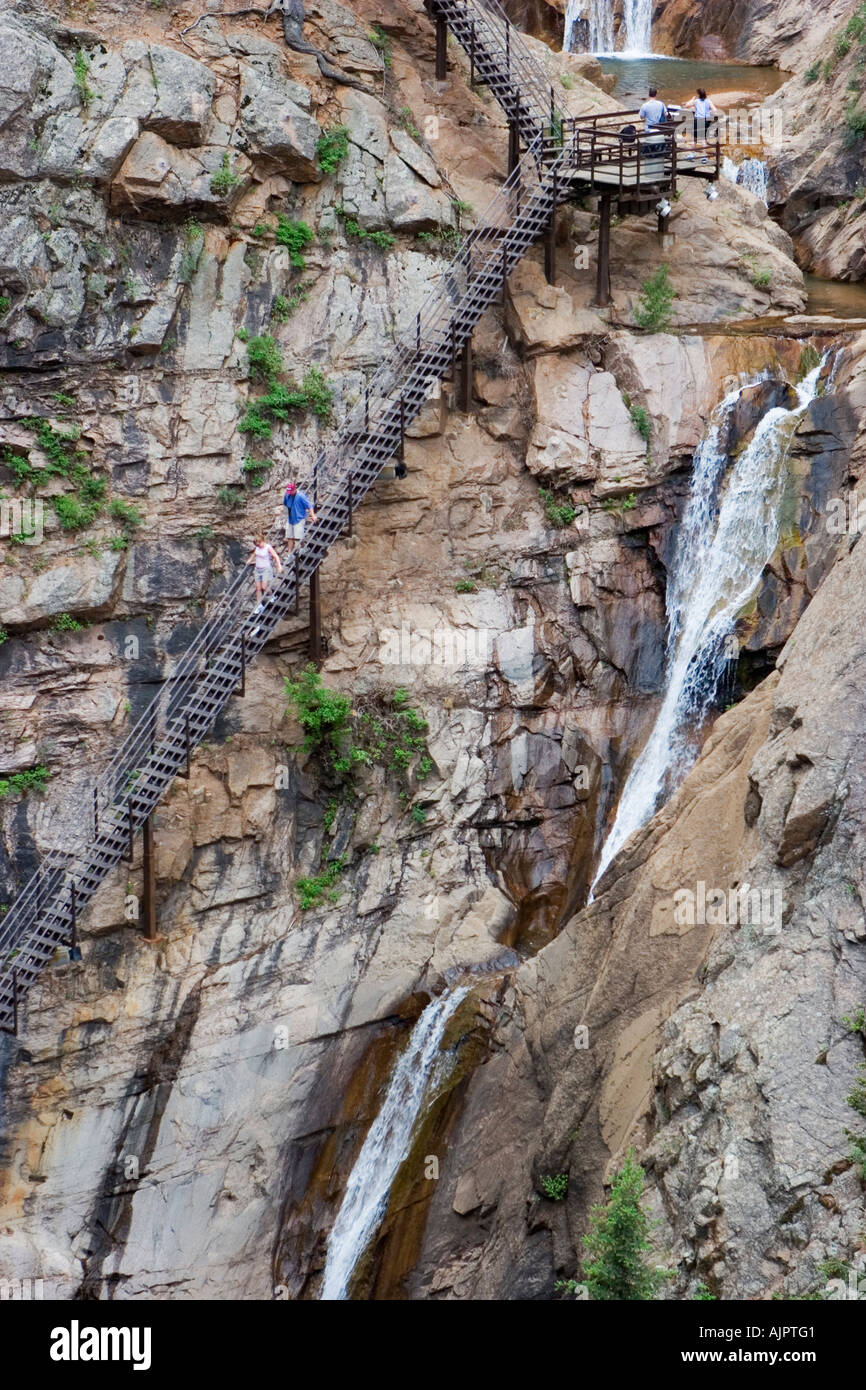 Seven Falls Colorado Springs Night
