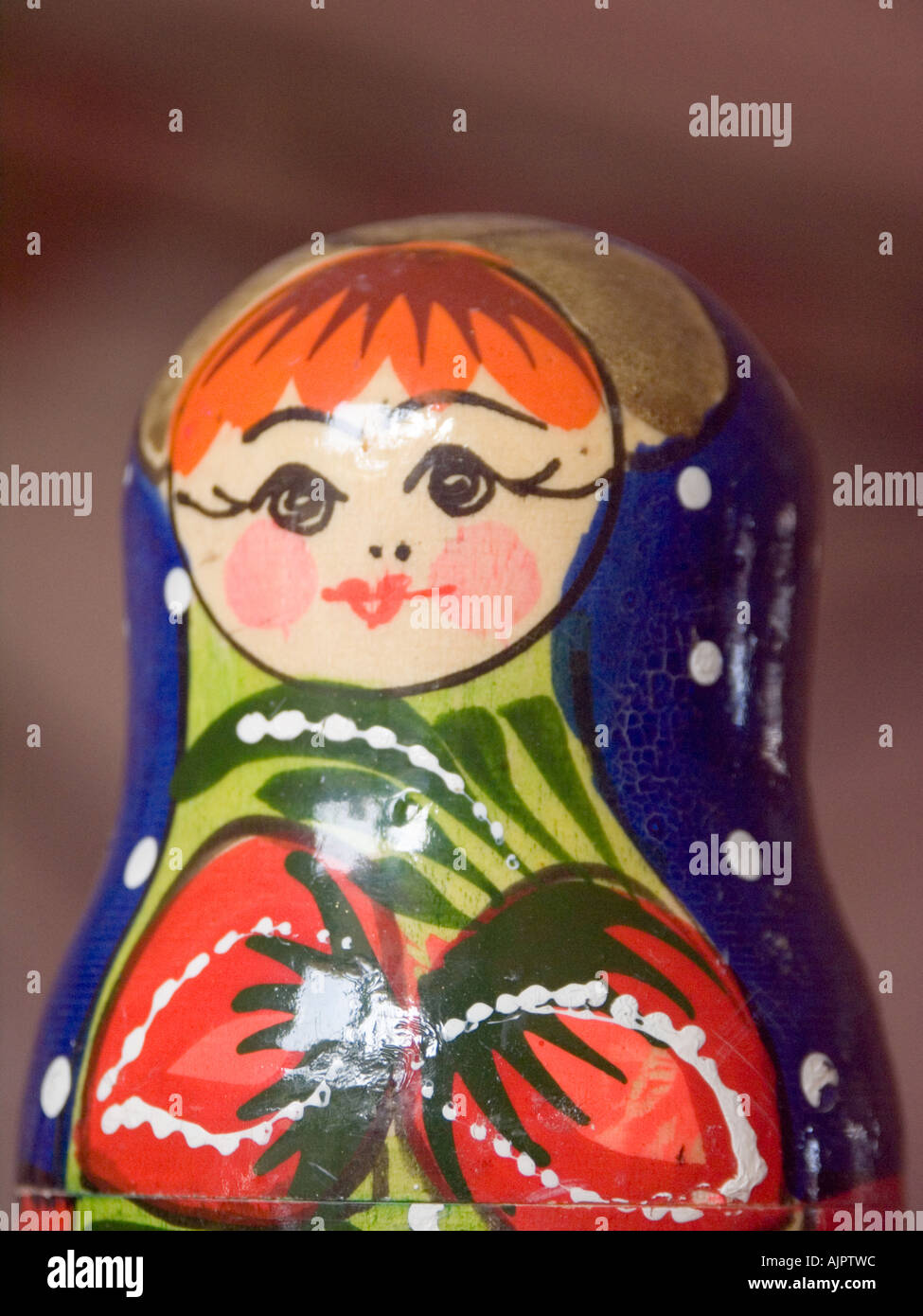 russian matrioska matrioshka dolly close up Stock Photo - Alamy