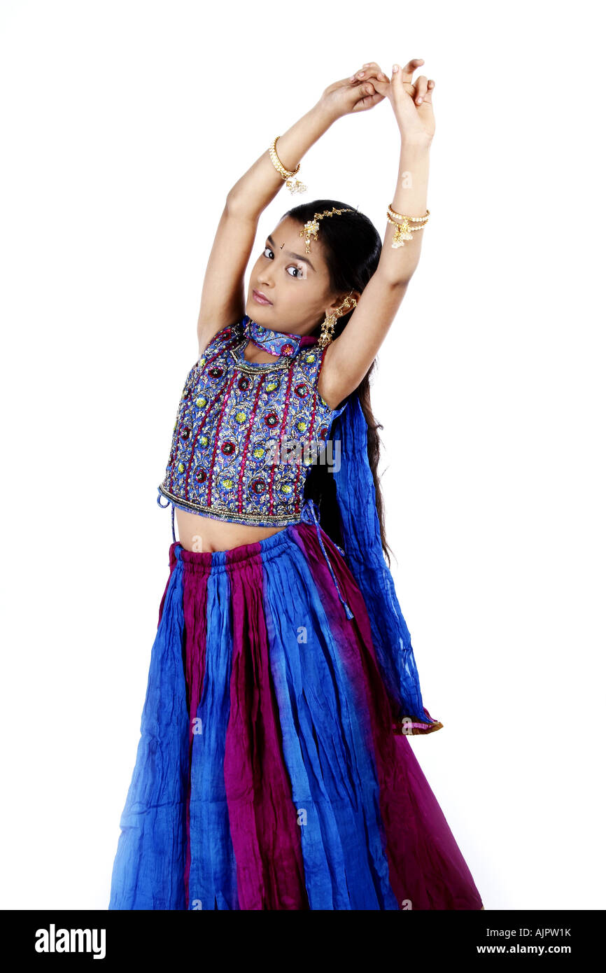 Portrait of a girl in traditional clothes Stock Photo - Alamy