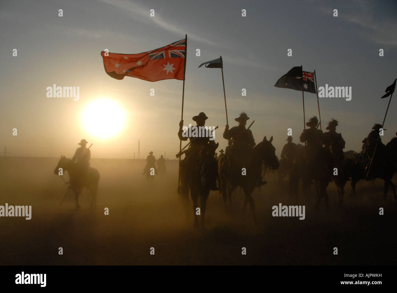 Australian mounted cavalry hi-res stock photography and images - Alamy