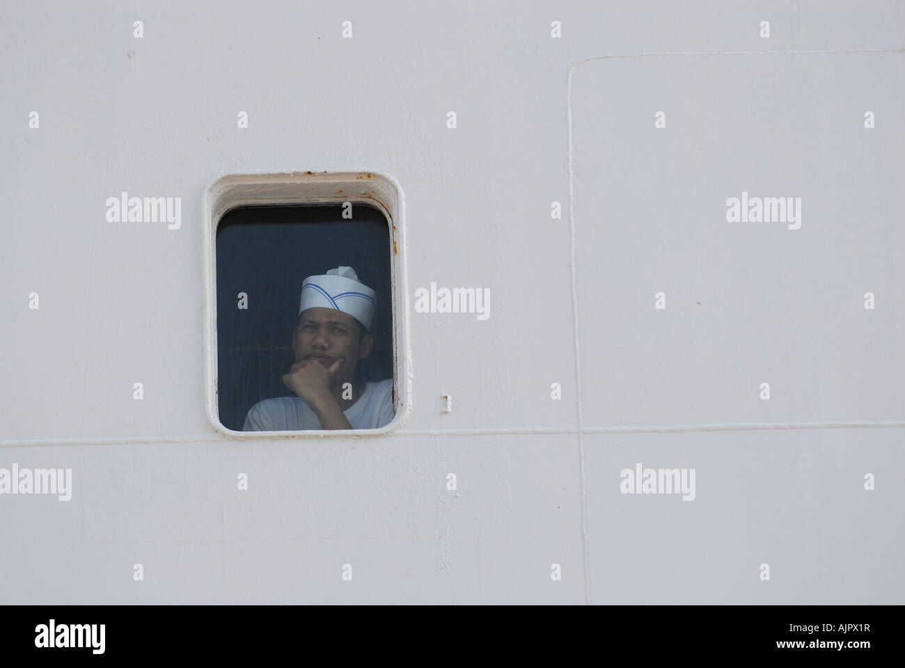 Philippino cruise ship workers Stock Photo - Alamy