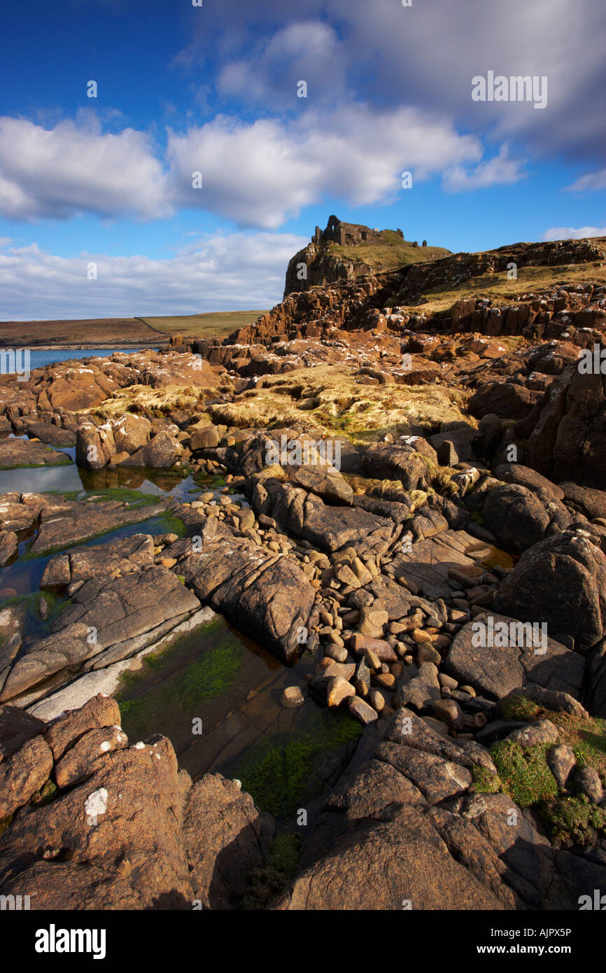 A shot of Duntulm Castle in Northern Skye Stock Photo - Alamy