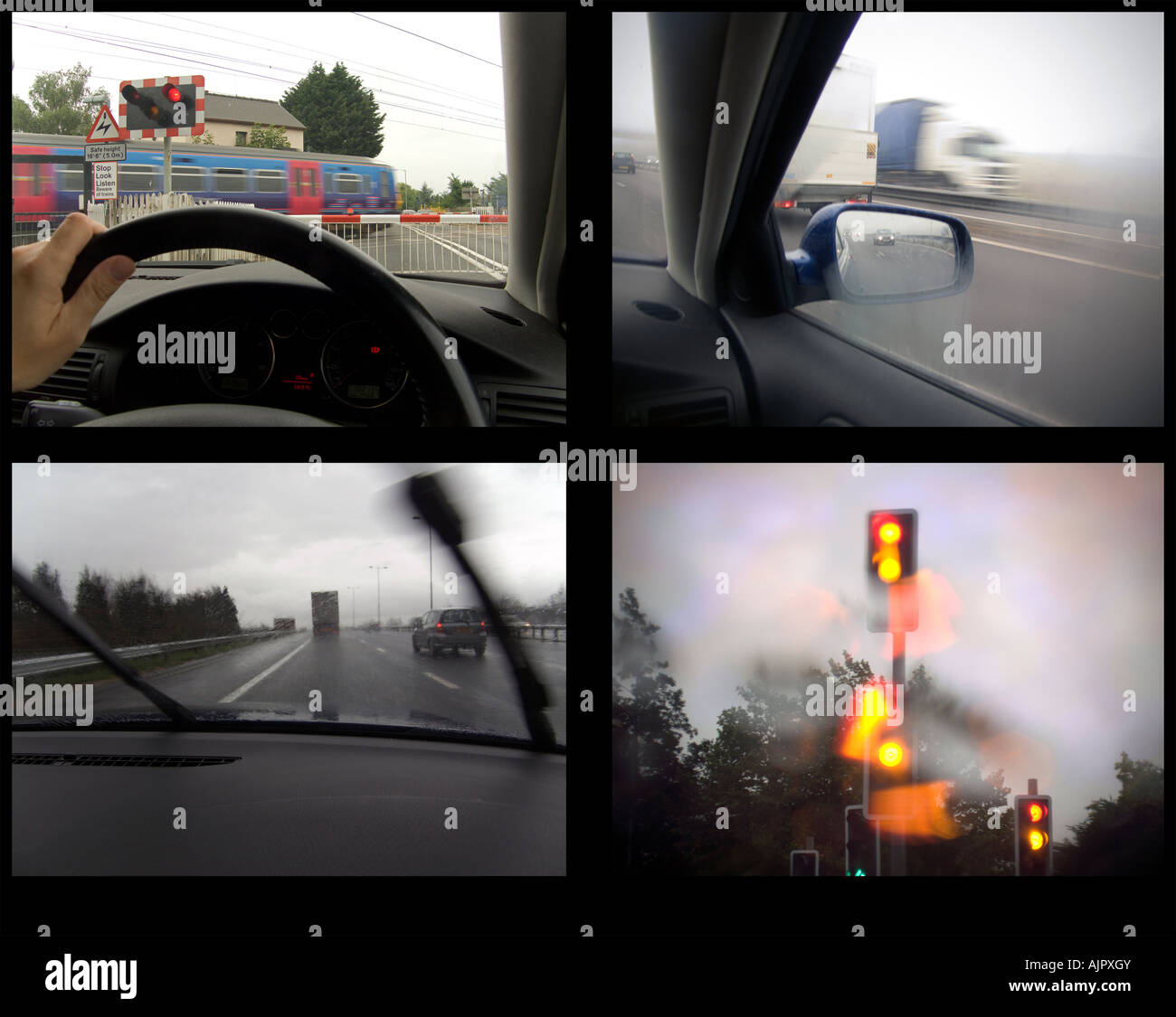 Commuting by car - Series Stock Photo - Alamy