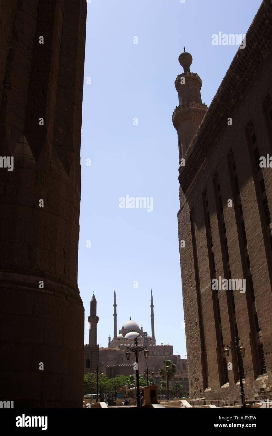 Mosque Mohammed Ali & Sultan hasan Cairo, Egypt Stock Photo - Alamy
