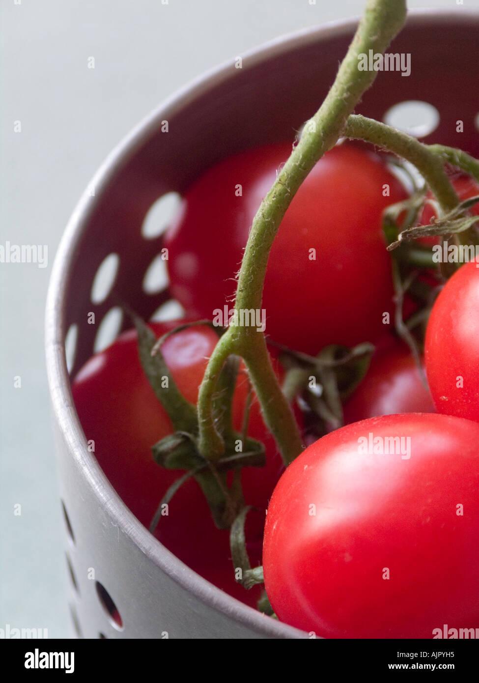 small tipical cherry red tomatoes from sorrento naples south of italy ...
