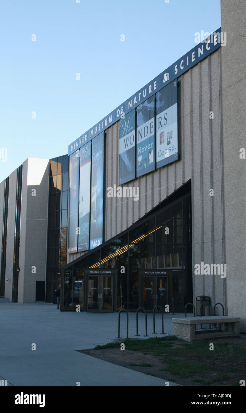 Entrance to Denver Museum of Nature and Science Colorado October 2007 ...