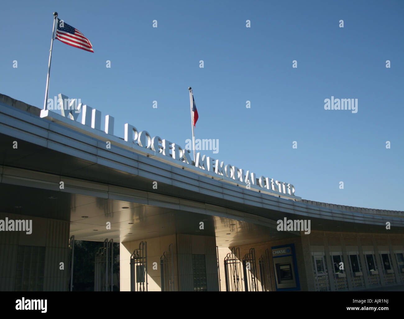 Will Rogers Memorial Center entrance with sign Fort Worth Texas October ...