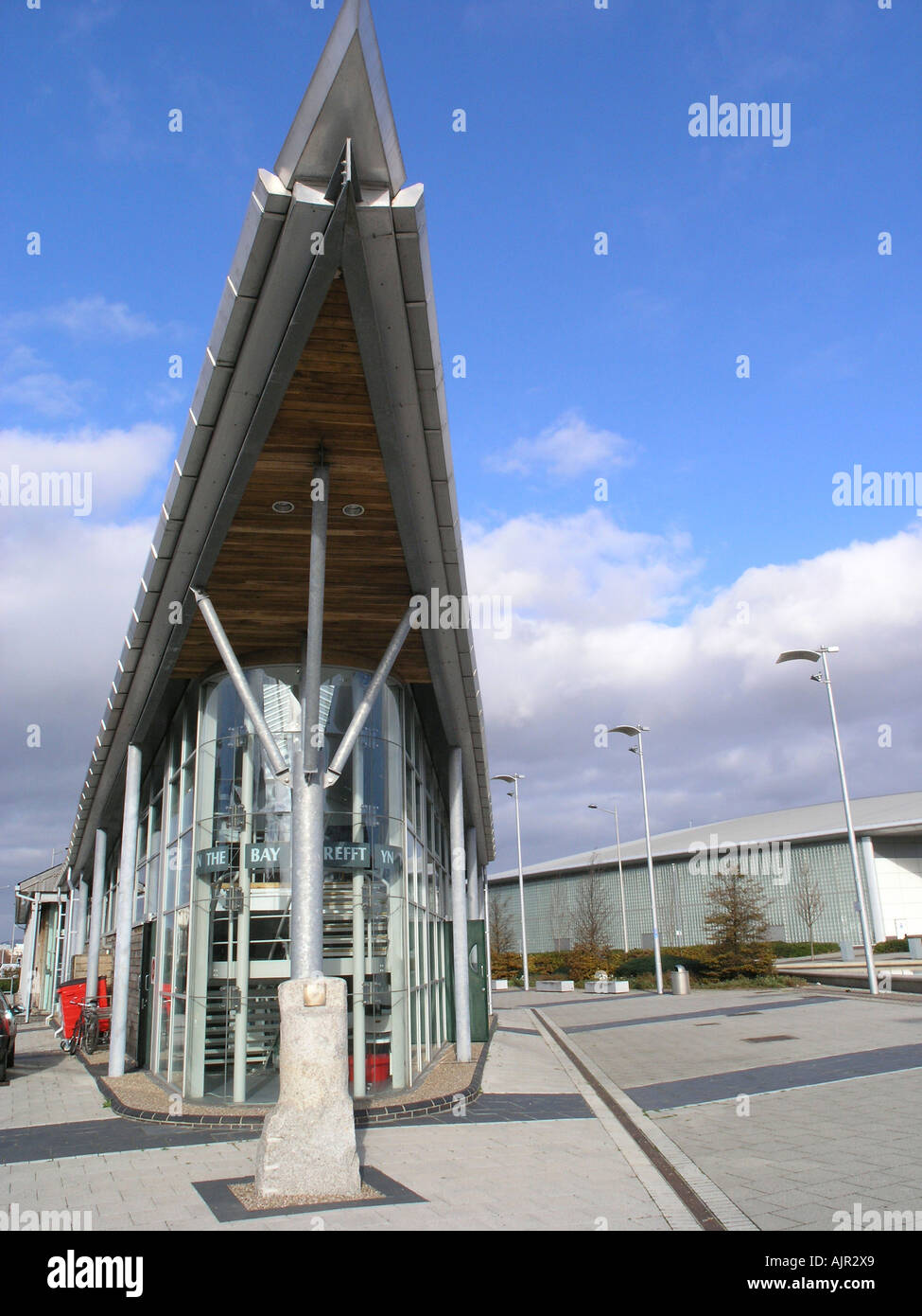 interesting roof shape cardiff waterfront new development cardiff wales ...