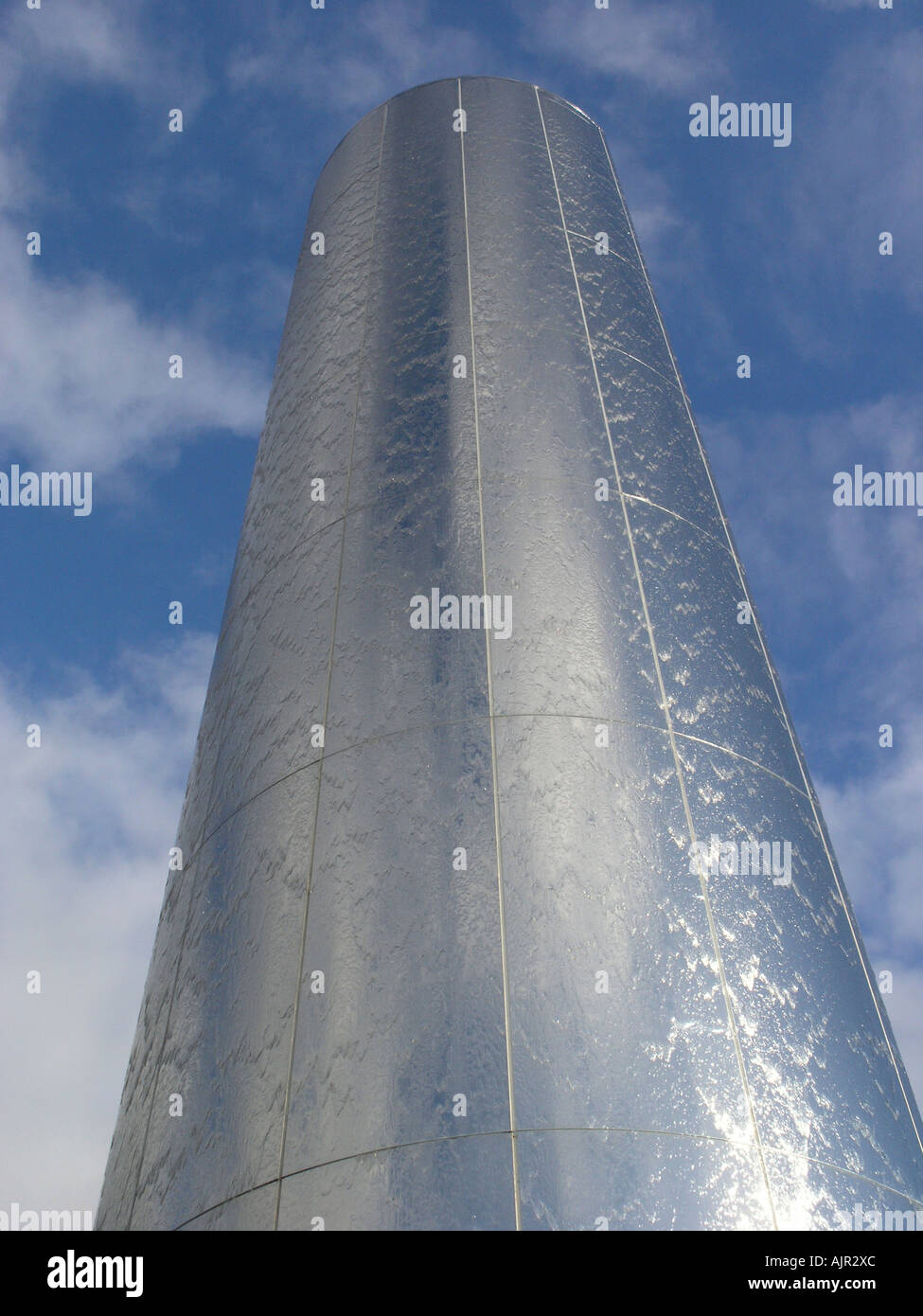 steel water feature cardiff waterfront new development cardiff wales uk ...